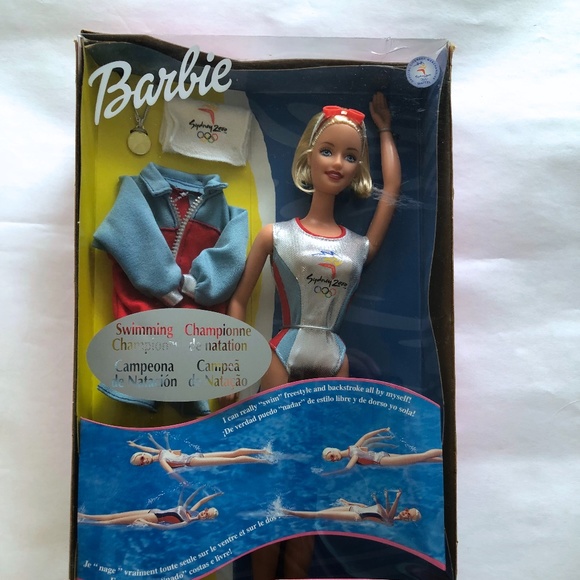 Mattel | Toys | New Barbie Swimming Champion Sydney Olympics 200 | Poshmark